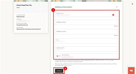 get started with oci and oci console using a free account