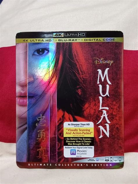 Mulan Blu Ray 4k Uhd Tv And Home Appliances Tv And Entertainment Blu Ray