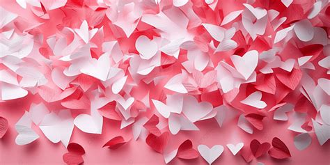 배경에 매혹적인 모습을 형성하는 사랑스러운 분홍색 종이 하트 사랑스러운 핑크색 종이 하트 핑크색 배경에 고혹적인 느낌을 연출 사랑 배경 일러스트 및 사진 무료 다운로드