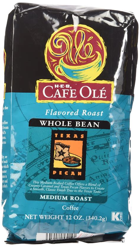 Amazon HEB Cafe Ole Taste Of Texas Whole Bean Coffee Oz Bag Pack Of Taste Of San