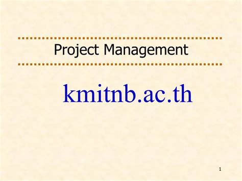 PPT Project Management PowerPoint Presentation Free Download ID 1745587