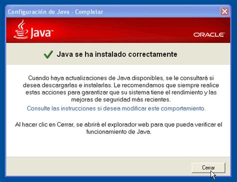Instalar la máquina virtual de JAVA