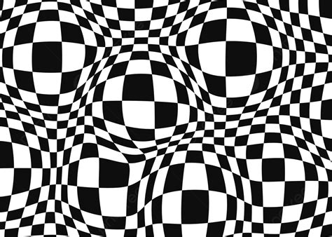 Optical Illusion Psychedelic Black And White Background Optical