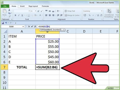 C Mo Sumar En Excel Pasos Con Fotos Wikihow