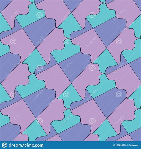 Abstract Colorful Geometry Tessellation Pattern Stock Vector Illustration Of Endless