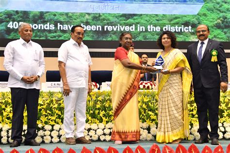 President Droupadi Murmu Presents Fifth National Water Awards The