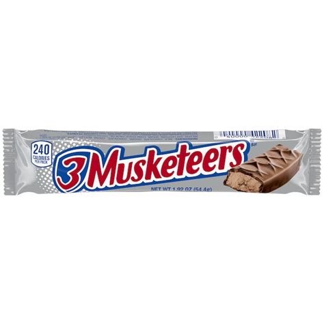 3 Musketeers Whipped Chocolate Candy Bar 192 Oz 45 Less Fat Fluffy