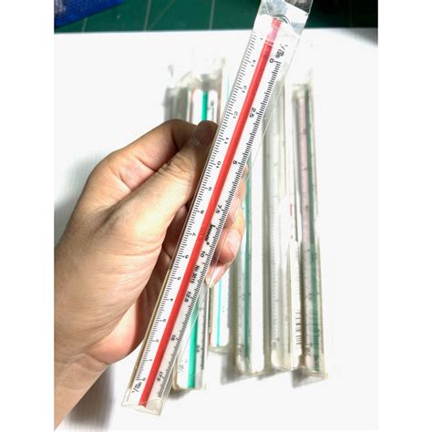 ไม้สเกลสามเหลี่ยม สเกลต่ำ 15 ซม Shopee Thailand