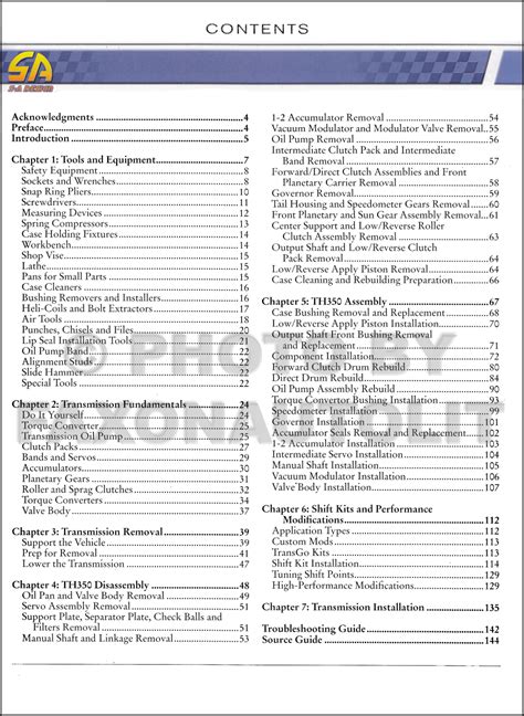How To Rebuild And Modify Gm Turbo 350 Transmissions