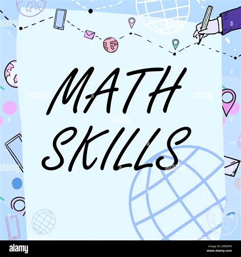 Handwriting Text Math Skills Business Concept Starting To Learn How To