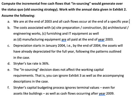 Not Sure If The Calculation Approach Of Incremental