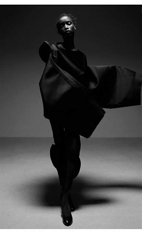 Anok Yai Mario Sorrenti Dark Fashion Photography Lifestyle