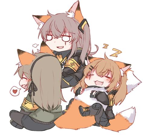 Ump45 Ump9 And Ump40 Girls Frontline Drawn By Yuutama2804 Danbooru