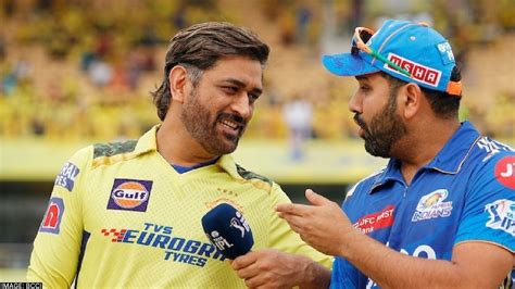 Clash Of Titans CSK Vs MI Renews Rivalry In IPL Spotlight On MS Dhoni