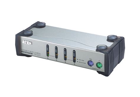 4 Port Ps 2 Vga Kvm Switch Cs84a Aten Desktop Kvm Switches Aten