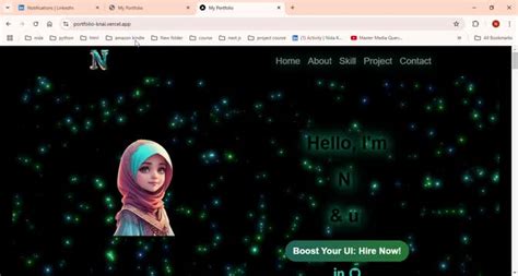 Nida Khurram On Linkedin Nextjs Webdevelopment Portfolioupdate