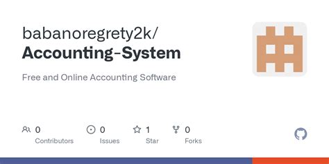 Github Babanoregrety2kaccounting System Free And Online Accounting
