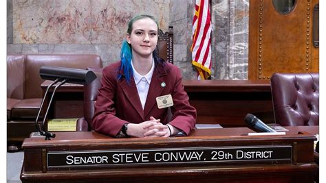 Jordan Codington Serves As Page In Washington State Senate Sen Steve