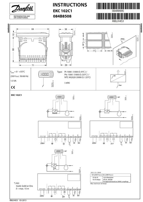DANFOSS EKC C INSTRUCTIONS MANUAL Pdf Download ManualsLib