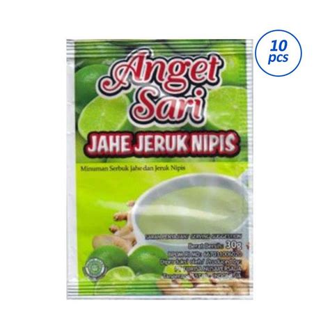 jual anget sari jahe jeruk nipis [10 sachet] di seller syu shop kapuk