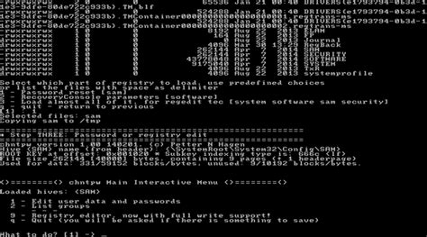 Free Reset Windows 7 Password With Chntpw Live Usb Offline Nt
