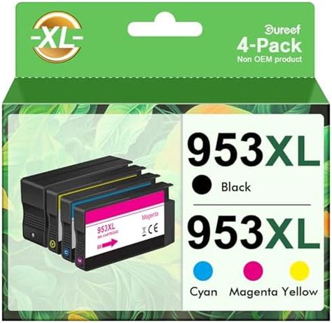 CATJOY 953XL Ink Cartridges Multipack Remanufactured For HP 953XL Ink