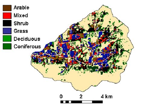 Variation Of The Normalized Difference In Water Index Ndwi Of The Two
