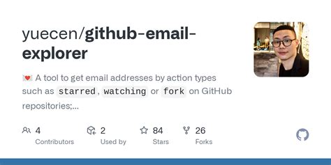 github yuecen github email explorer 💌 a tool to get email addresses