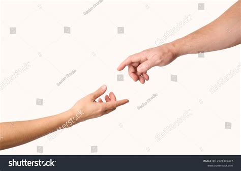 Hand Reaching Out Each Other Images Stock Photos Vectors Shutterstock