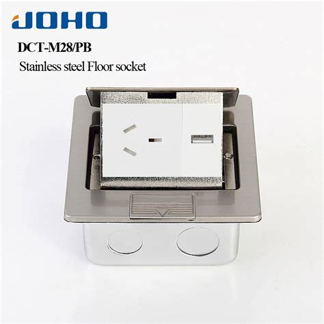JOHO Stainless Steel Fast Pop Up Electrical Floor Socket Box With Australian Socket 10A 250V