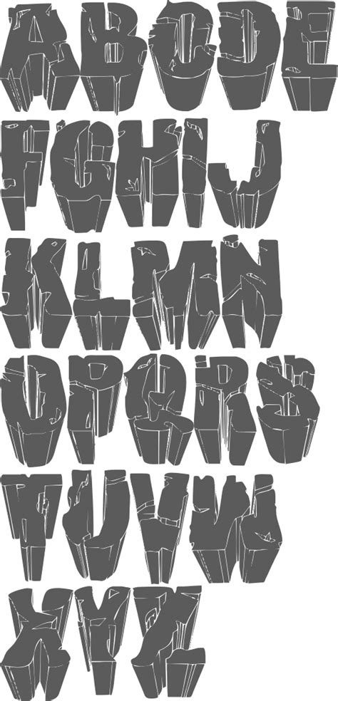 Myfonts Chiseled Typefaces