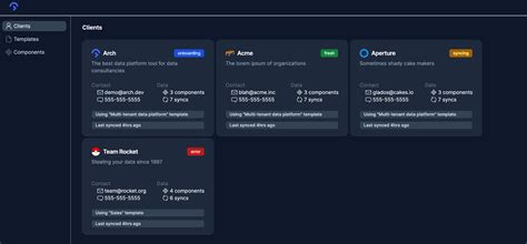 Arch The Multi Tenant Data Platform As A Service For Consultants