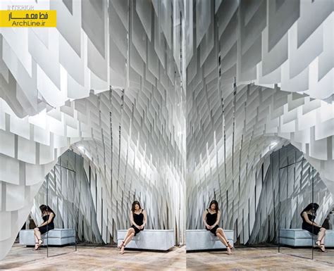 دکوراسیون داخلی مدرن و شیک بوتیک زنانه خط معمار