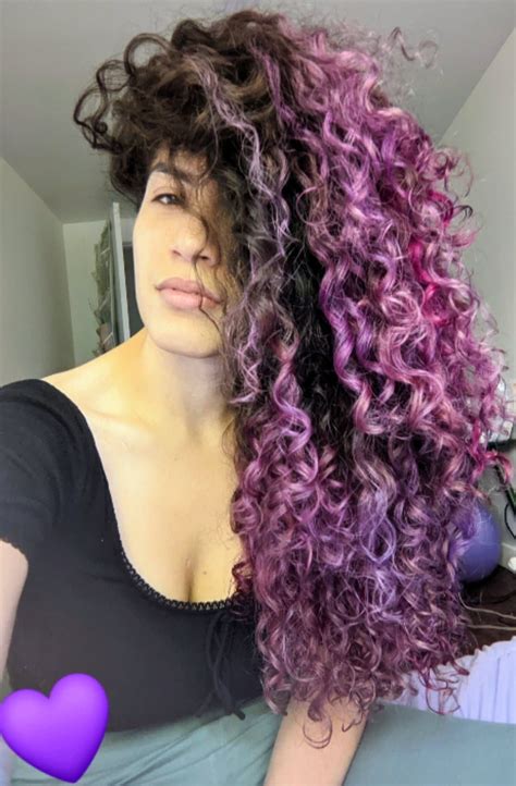 Big Purple Curl Day R Curlyhair