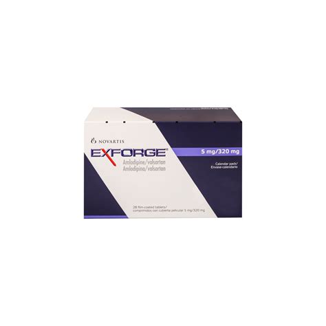 Exforge 5mg 320mg X 28 Comprimidos Unidad