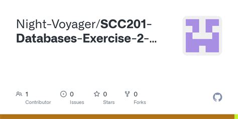 Github Night Voyagerscc201 Databases Exercise 2 Jdbc