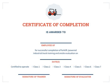 Forklift Operator License A Ratification