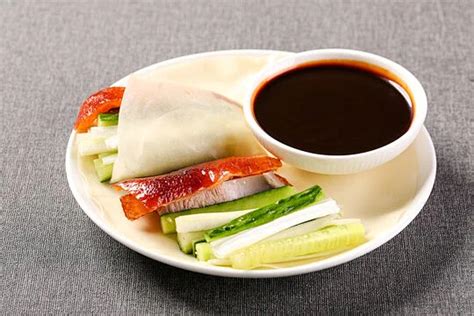 烤鸭卷饼 花瓣网