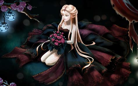 Long Hair Anime Girl Wallpapers Wallpaper Cave