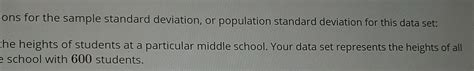 Solved Question 2 1 Point For The Following Data Set You