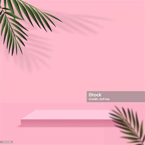 핑크 컬러 기하학적 3d 연단과 추상적 인 배경 벡터 일러스트레이션 0명에 대한 스톡 벡터 아트 및 기타 이미지 0명 3