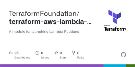 Github Terraformfoundationterraform Aws Lambda Function A Module For Launching Lambda Fuctions