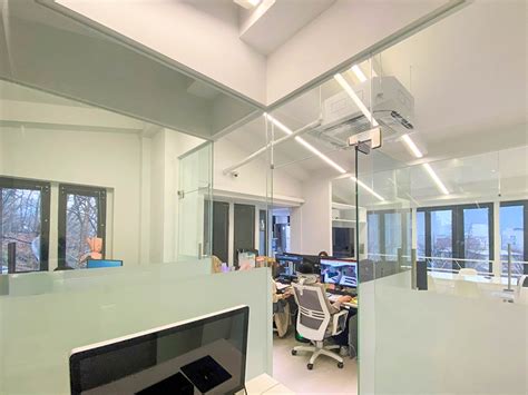 유리가벽으로 효율성을 높인 사무실 인테리어 상업공간 시공사례 하다 전국 인테리어 비교견적