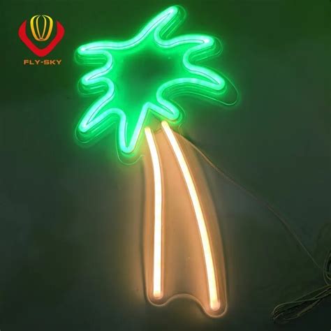 Coconut Palm Tree Neon Signs Led Neon Lights With Battery Poweredusb