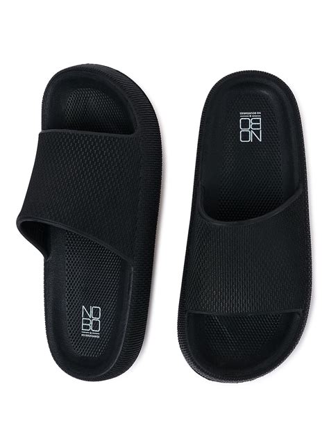 No Boundaries Womens Pillow Slide Sandals