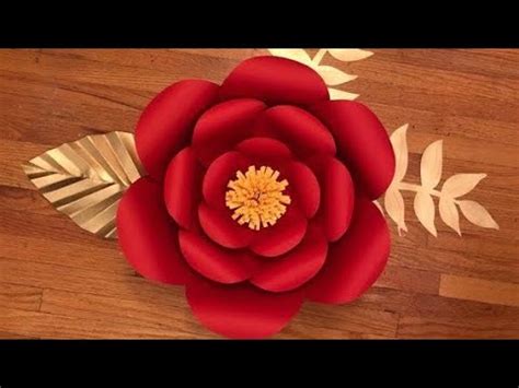 Como Hacer Flores En Cartulina Paso A Paso Super Faciles YouTube