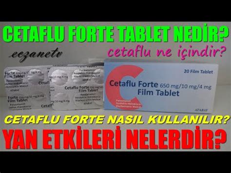 Cetaflu Forte Kullanıcı Yorumları Soğuk Algınlığına Son