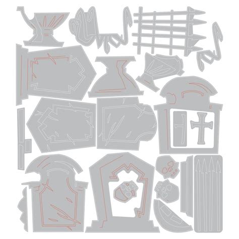 Sizzix Tim Holtz Graveyard Colorize Papercraft Maniac