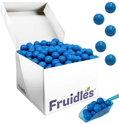 Fruidles Blueberry Smoothie Chewing Gum Balls Flavored