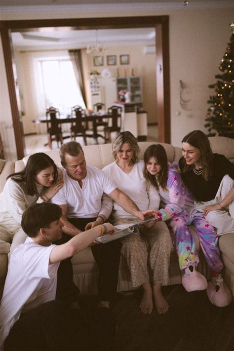 Домашняя фотосессия Фотосессия Фото большой семьи Семейные фотосессии